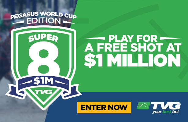 Play the TVG Super 8 contest for a chance at $1 million